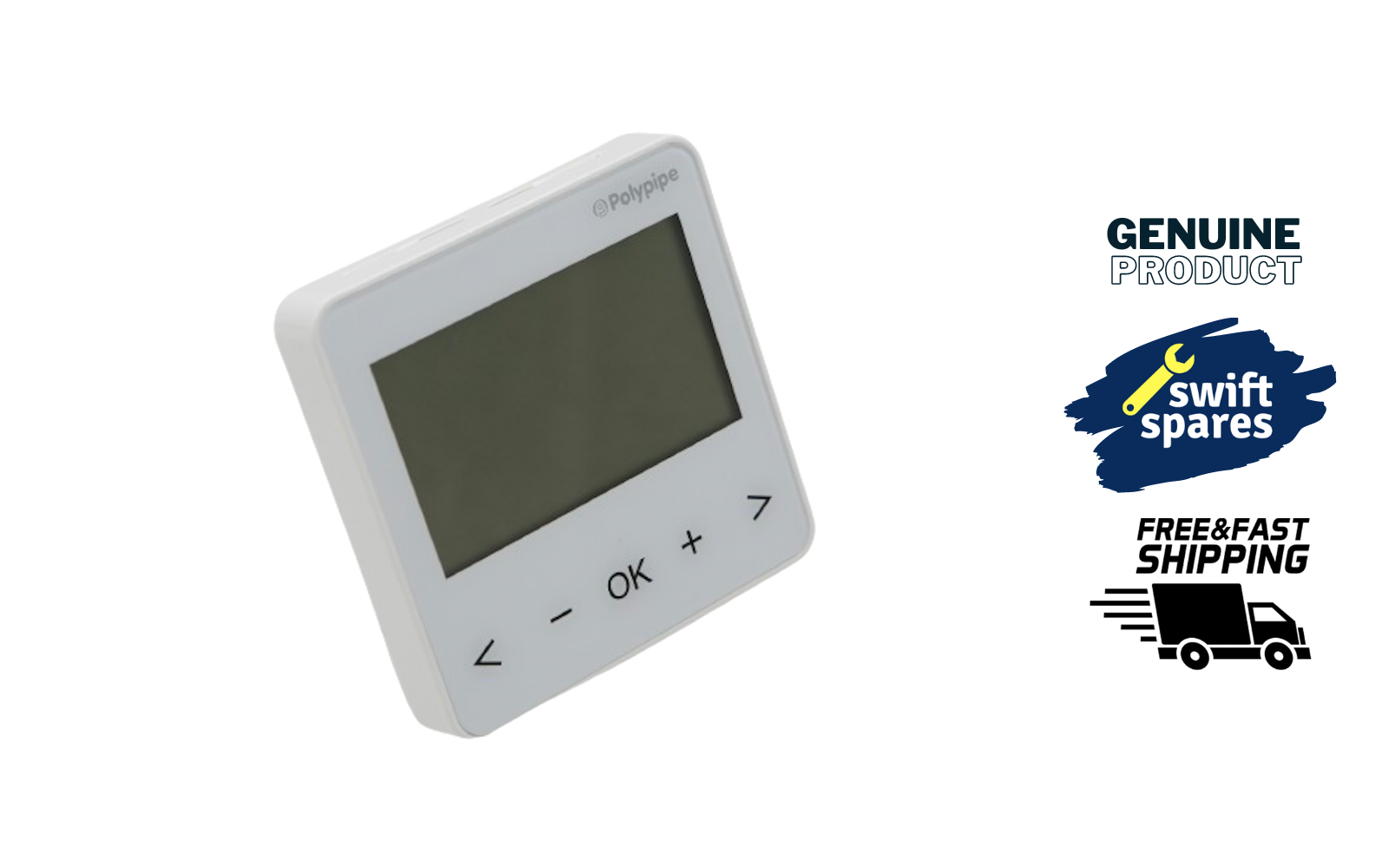 PolyPipe UFHTIME2B Underfloor Heating Control Time Clock Single or 2 Z ...