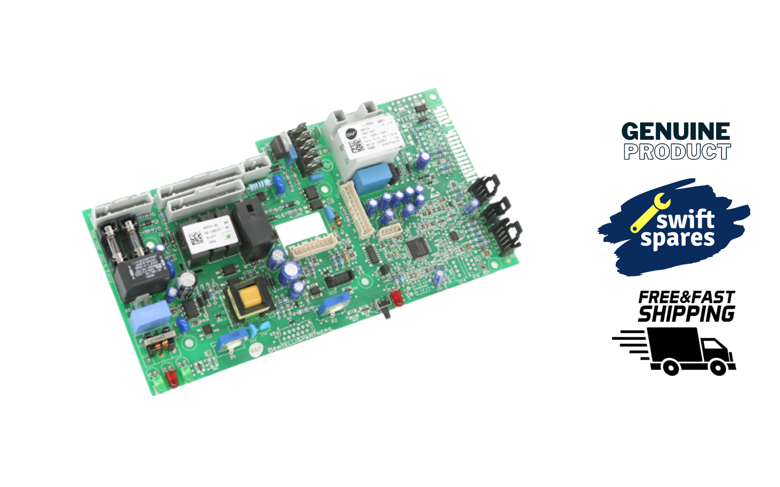 IDEAL 174469 MINI C24 28 32 & HE models (SINGLE GREEN ) BOILER PCB ...